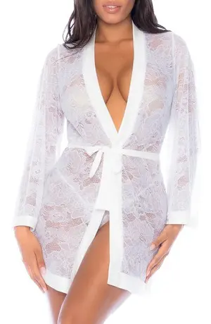 MAPALE Plunge Lace Robe