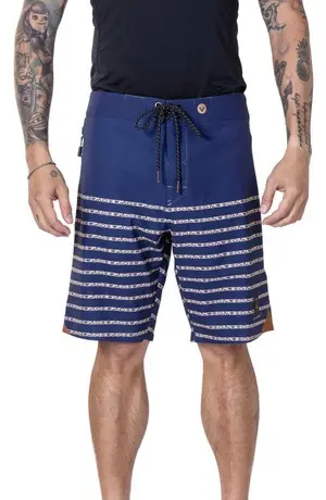 VAST Elements Micro Stripe Ii Stretch Board Shorts
