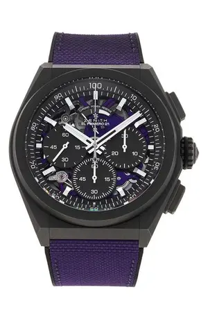 WATCHFINDER & CO. Zenith Defy El Primero Chronograph Watch - Black