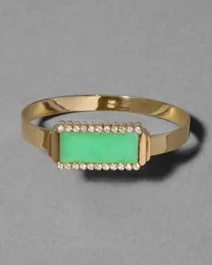 Alexis Bittar Vintage 1970s Hinge Bracelet - Gold