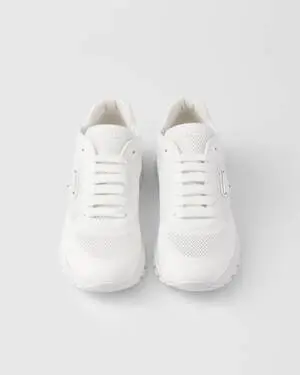 Prada Prax 2.0 Fabric And Mesh Sneakers