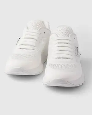 Prada Prax 2.0 Fabric And Mesh Sneakers
