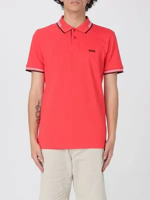 BOSS Polo Shirt Men Rust
