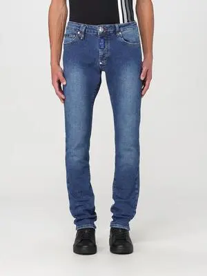 Philipp Plein Slim Fit Jeans - Blue