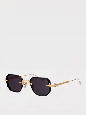 AKONI Octagonal Frame Sunglasses - Black