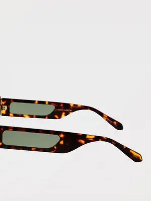 Linda Farrow Rectangular Tortoiseshell Sunglasses - Brown
