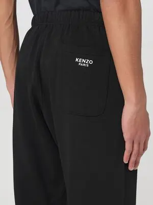 Kenzo Jogger Pants With Logo Detail - Black