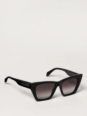 Alexander McQueen Cat Eye Sunglasses - Black