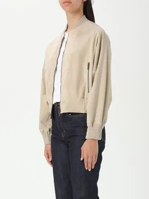 SALVATORE SANTORO Suede Bomber Jacket - Grey