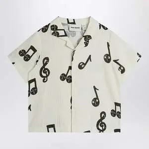 MINI RODINI Printed Organic Cotton Shirt