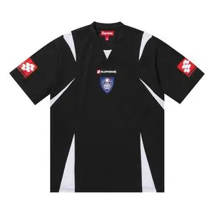 Supreme Crest Soccer Jersey - Black