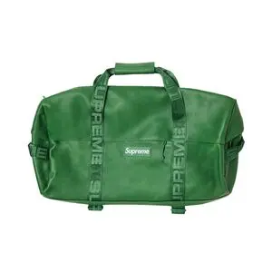 Supreme Leather Duffle Bag - Green