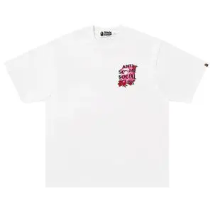 A BATHING APE X Anti Social Social Club Tee #3 - White