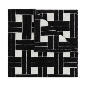 Kenzo Large Reversible Scarf /cream - Black