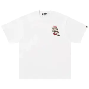 A BATHING APE X Anti Social Social Club Tee #2 - White