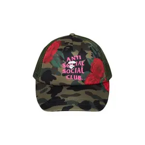 A BATHING APE X Anti Social Social Club Mesh Cap - Green