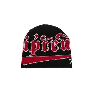 Supreme New Era Accent Beanie - Black
