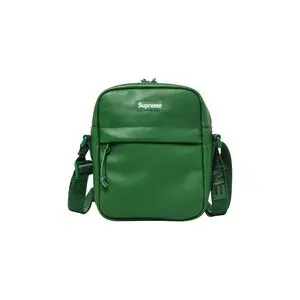 Supreme Leather Shoulder Bag - Green