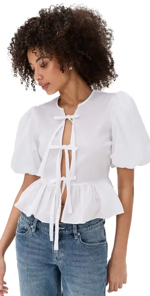 Playa Lucila Front Tie Top