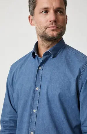 34 Heritage Denim Button-up Shirt - Light