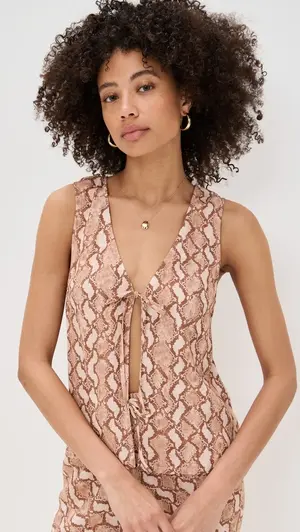Minkpink Koa Tie Top
