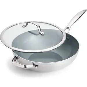 GREENPAN Valencia Nonstick Wok - Stainless Steel