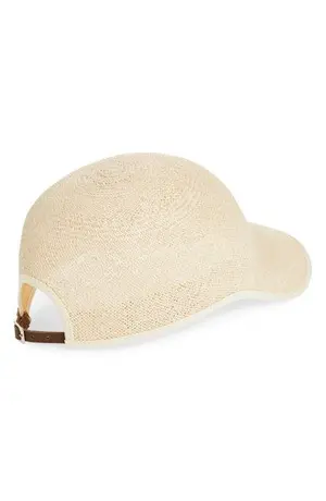 RENÉ MANTILLA, NEW YORK René Mantilla Toquilla Straw Baseball Cap