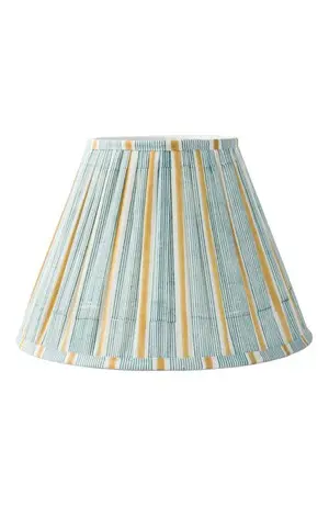 MELA ARTISANS Sunny Stripes Lamp Shade - Green