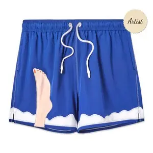 TOMBOLO Tom Wesselmann Seascape #2 Swim Trunks - Blue
