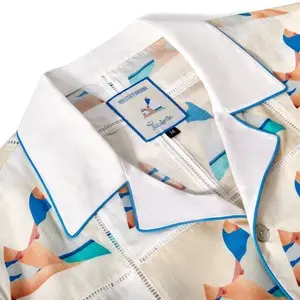 TOMBOLO Seascape Drop-out" Patchwork Shirt