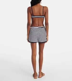 Jade Swim Striped Terry Shorts