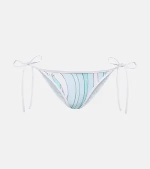 Emilio Pucci Marmo Bikini Bottom - Blue
