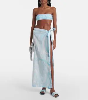 Emilio Pucci Marmo Slides - Blue