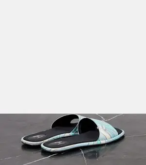 Emilio Pucci Marmo Slides - Blue