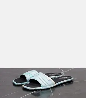 Emilio Pucci Marmo Slides - Blue