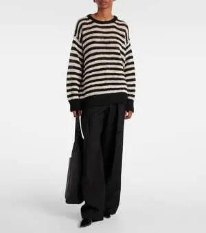RÓHE Striped Linen-blend Sweater