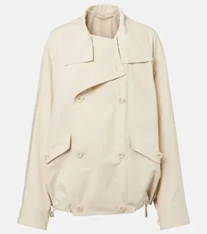 LEMAIRE Technical Cropped Trench Coat