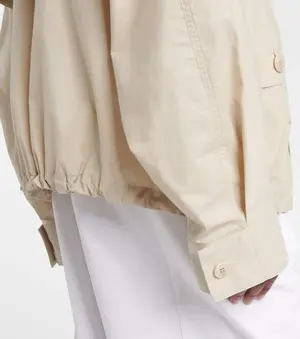 LEMAIRE Technical Cropped Trench Coat