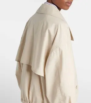 LEMAIRE Technical Cropped Trench Coat