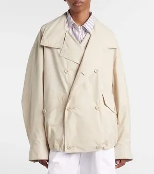 LEMAIRE Technical Cropped Trench Coat