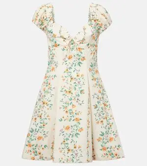 Agua Bendita Mati Floral Mini Dress