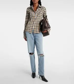 AGOLDE 90s Mid-rise Straight Jeans In Imagine Wash