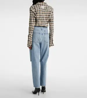 AGOLDE 90s Mid-rise Straight Jeans In Imagine Wash