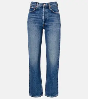 AGOLDE 90s Mid-rise Straight Leg Jeans - Blue