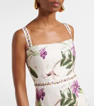 Agua Bendita Lima Printed Maxi Dress - Multicoloured