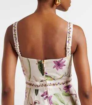 Agua Bendita Lima Printed Maxi Dress - Multicoloured
