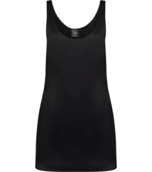LESET Barb Satin Slip Dress