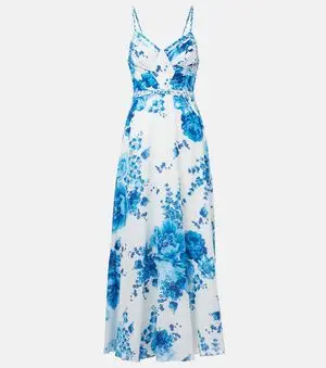 Poupette St Barth Cara Maxi Dress - Blue