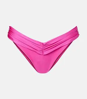BANANHOT Jasmin Ruched Bikini Bottom - Pink