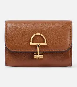 Gucci Softbit Leather Card Case - Brown